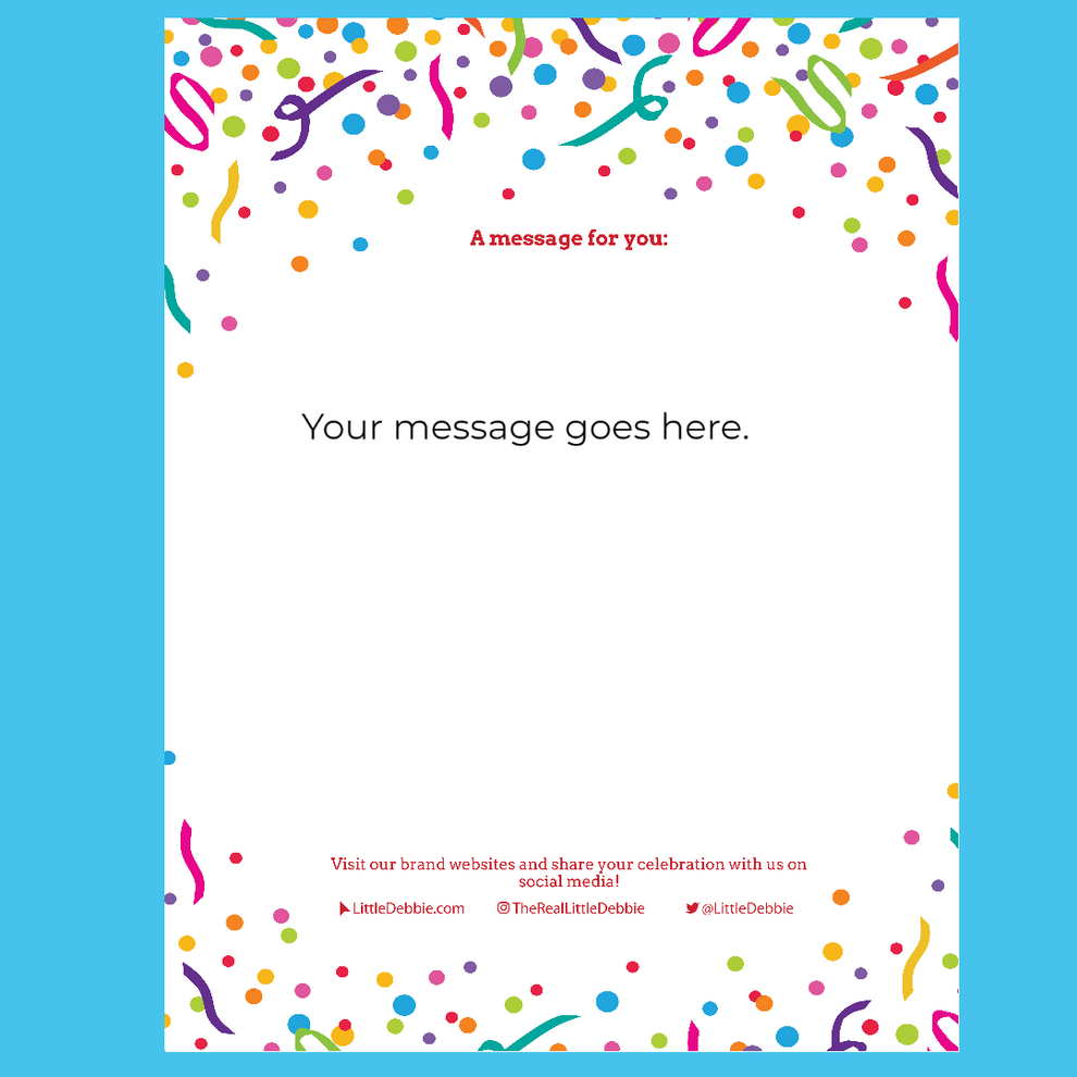 Congratulations Card – Little Debbie®