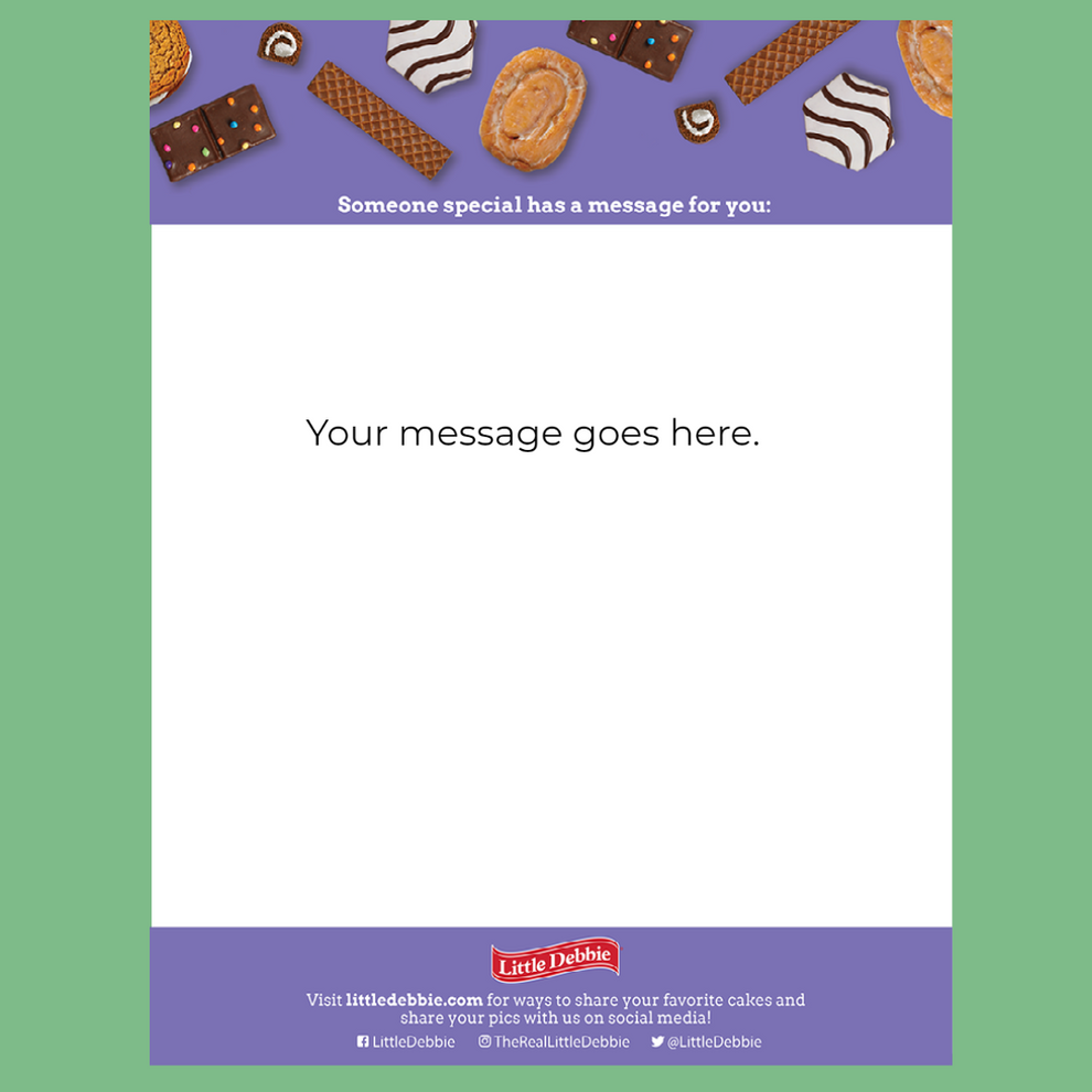 Thank You Card – Little Debbie®